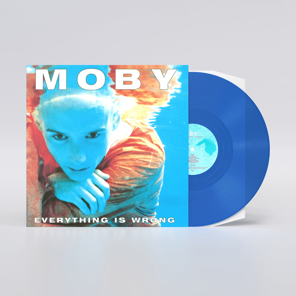 Everything Is Wrong - Transparent Light Blue 140g Vinyl | Moby UK